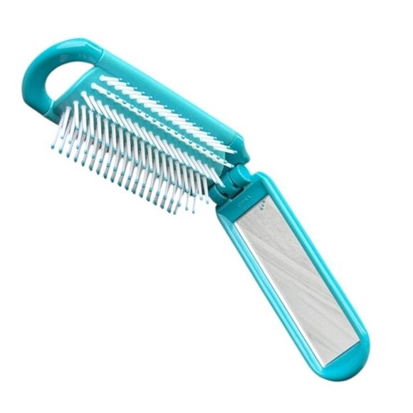 Clinique | Hair | Vintage Clinique Folding Tavel Brush W Mirror Blue ...